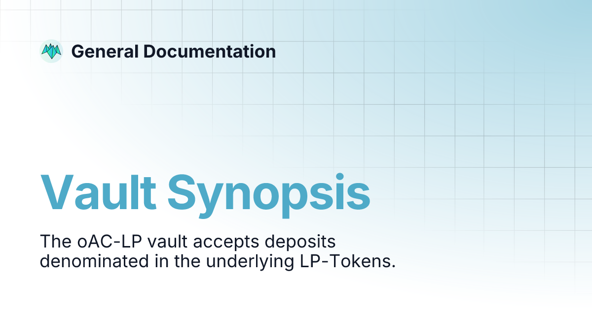 Vault Synopsis | General Documentation