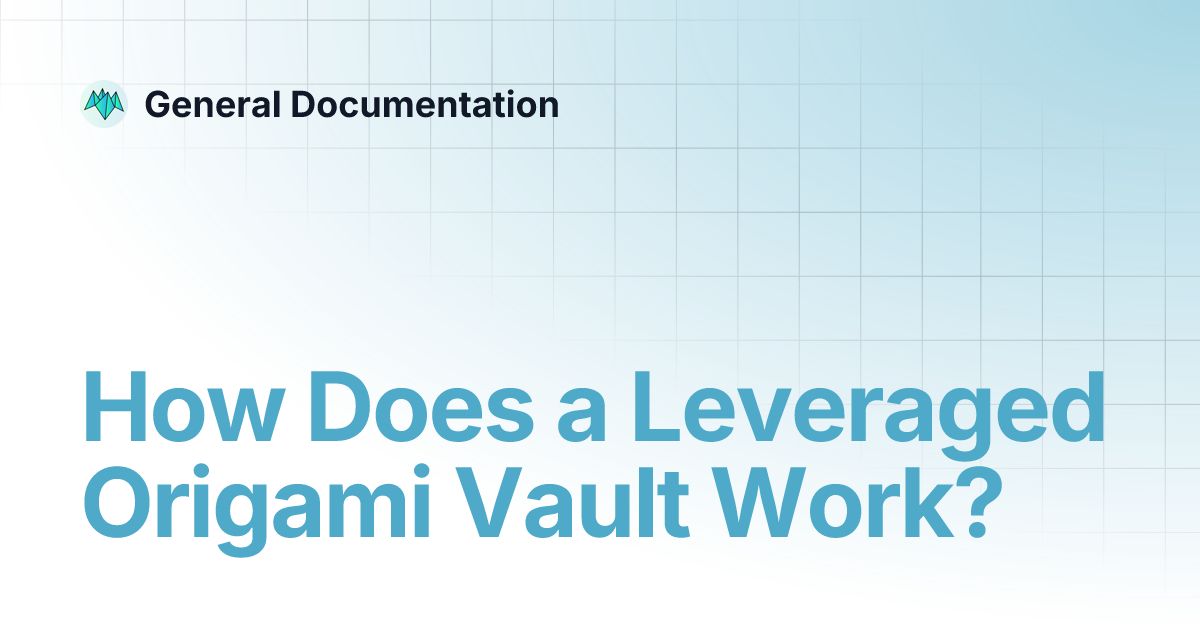 How Does a Leveraged Origami Vault Work? | General Documentation